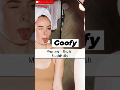 Goofy | Daily English Word #shorts #youtubeshorts