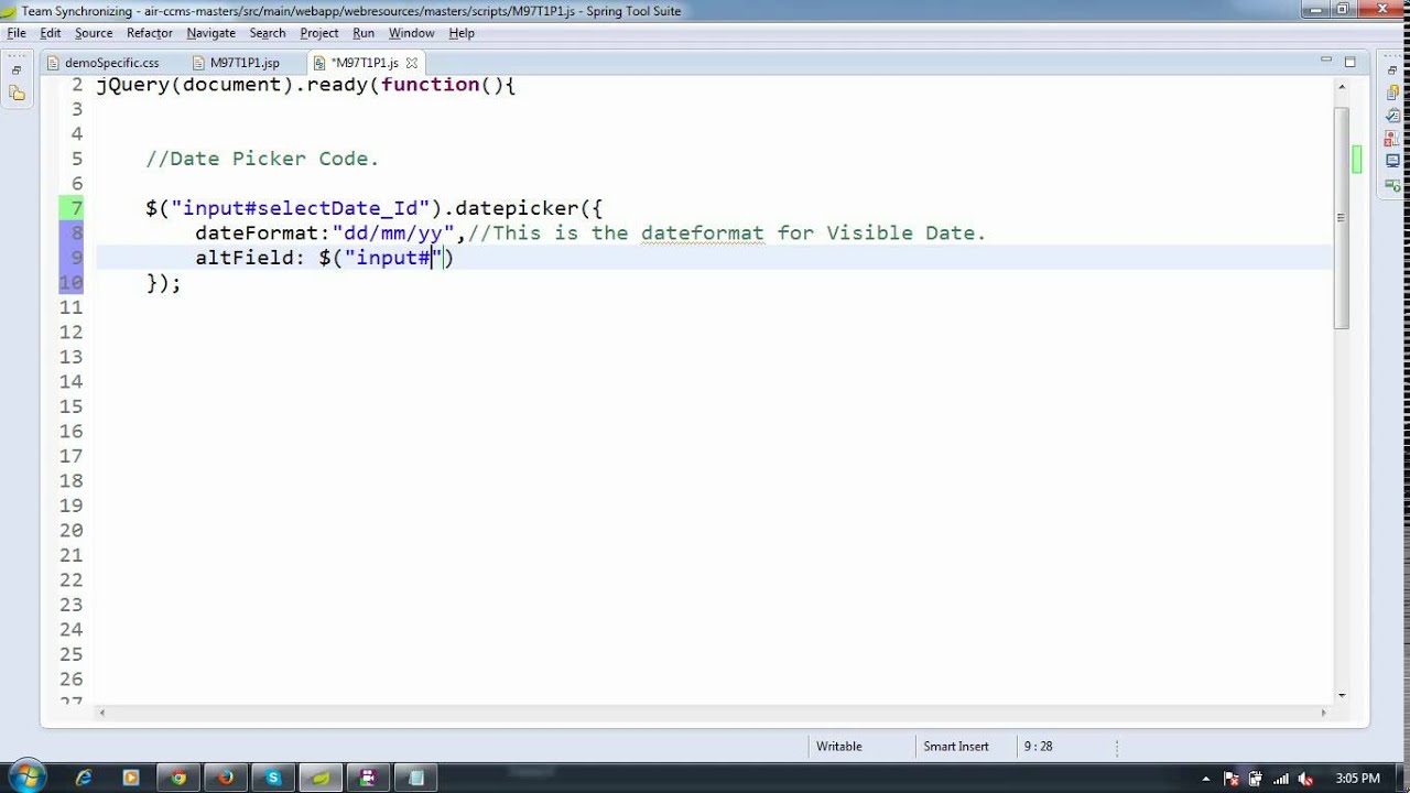 How to Create Simple  DatePicker Input