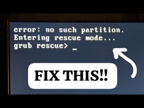 {SOLUTION} Ubuntu Boot Error! - NOW I HAVE GRUB - quick fix!!