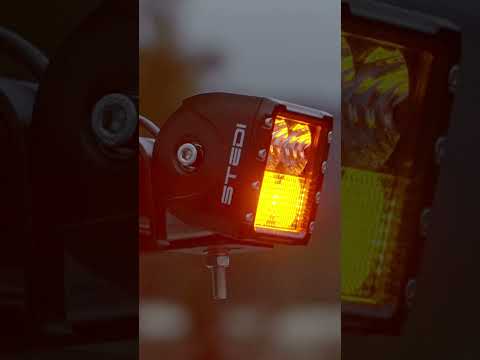 STEDI™ | C4 Dual Lens LED Work Light Amber (1500K)/White (5700K) #stedi #camping #led #worklight