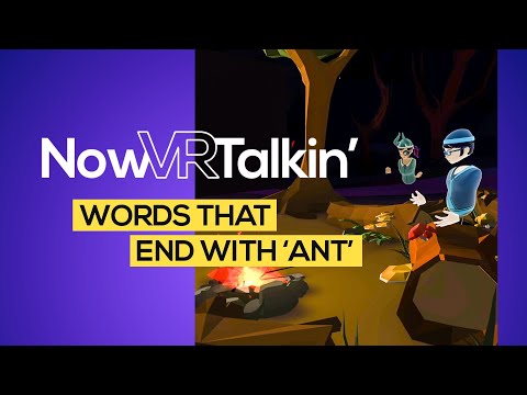Word Game | Can you Guess ALL the Words Ending in 'ANT'? | Quiz Shot in VR