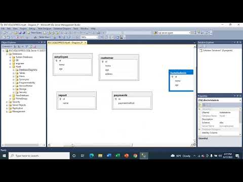 How to View Sql Database Diagram | Sql Database Diagram