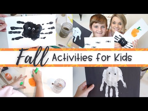 FALL ACTIVITIES FOR KIDS | Fall Activities for Toddlers | Homeschool Preschool | Kids Fall Crafts