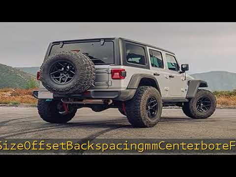 RockTrix RT105 17 inch Wheel Compatible with Jeep Wrangler JK JL 17x9 5x5 Wheels (-12mm Offset, 4.5