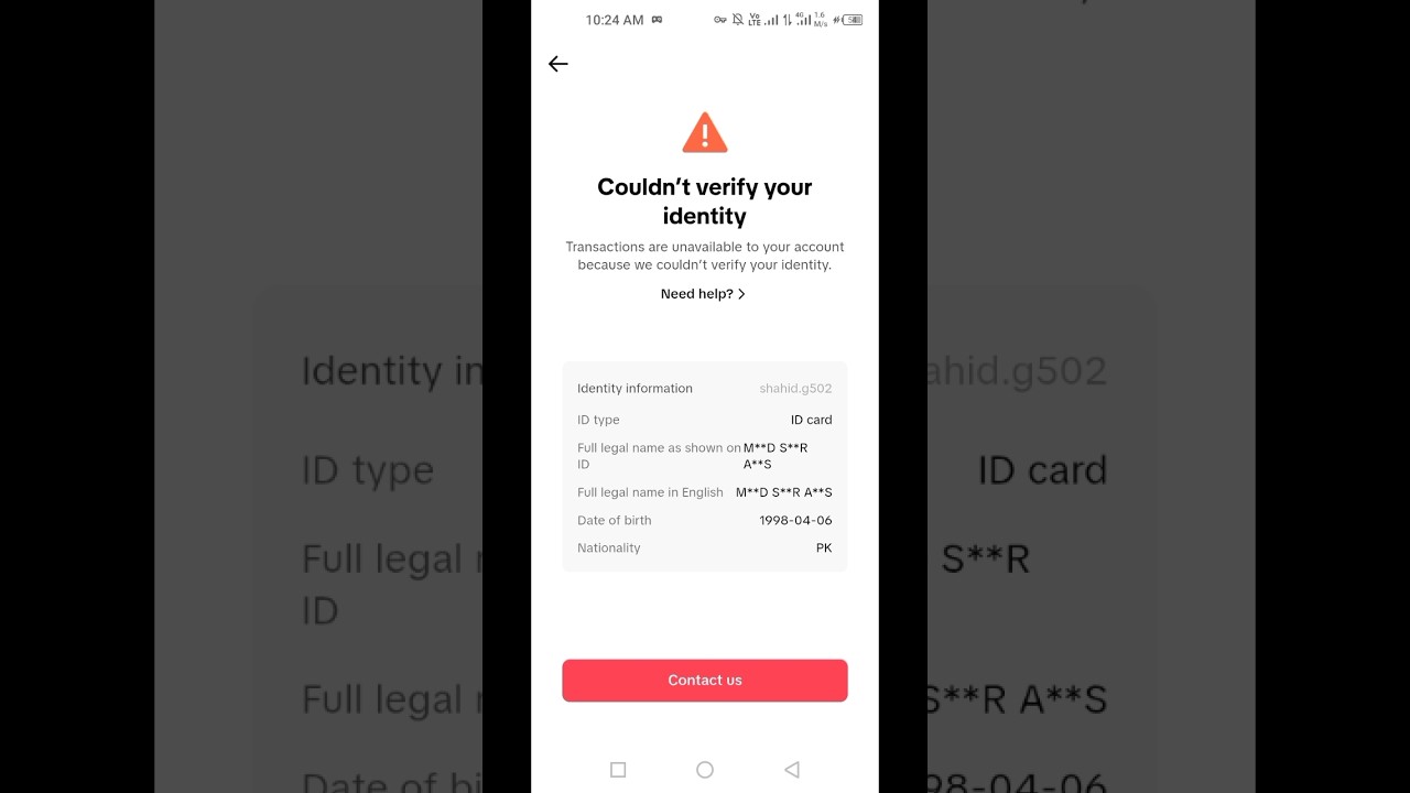 TIKTOK BETA PROGRAM GRAM ACCOUNT ID VERIFICATION PROBLEM 😱