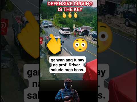 DEFENSIVE DRIVING IS THE KEY #pasyar #kamoterider