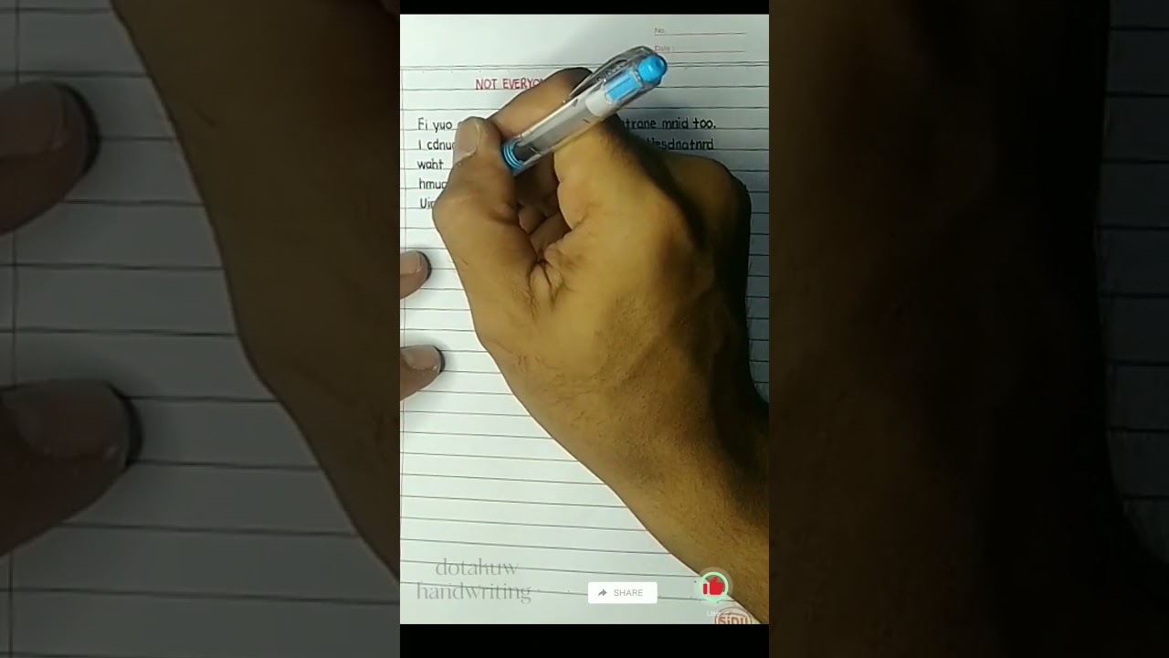 Not Everyone Can Read This #shorts #handwriting