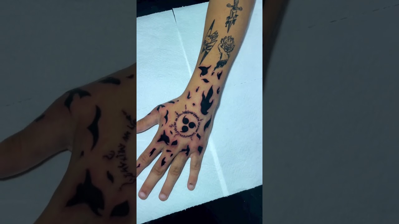 Marca da maldição • Naruto #anime #tattoo #naruto #sasuke