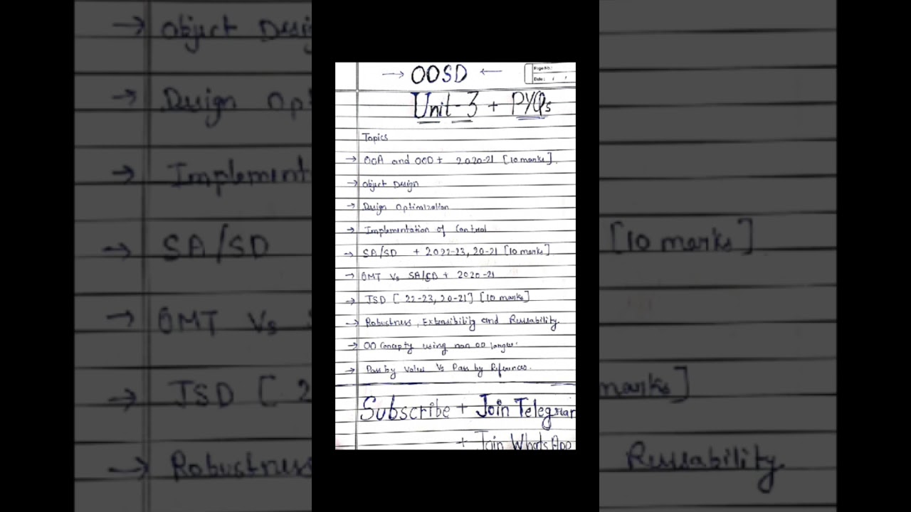 OOSD aktu  most important.2024_25 questions #aktu #education#study #oneshorts #important #virolshort