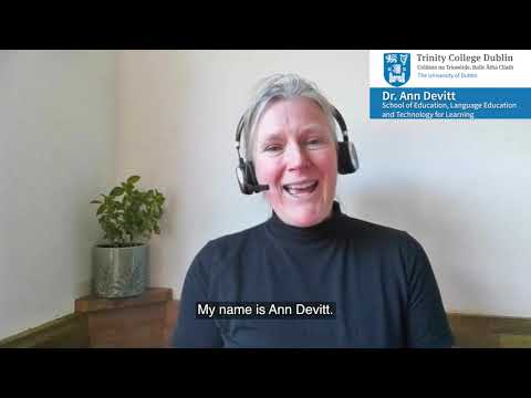 Ann Devitt Research Overview, School of Education TCD