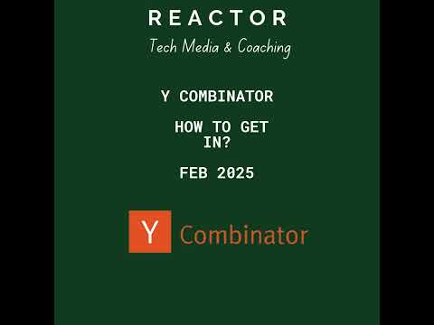 Get accepted into YC - tech startup