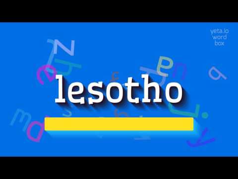 How to say "lesotho"! (High Quality Voices)