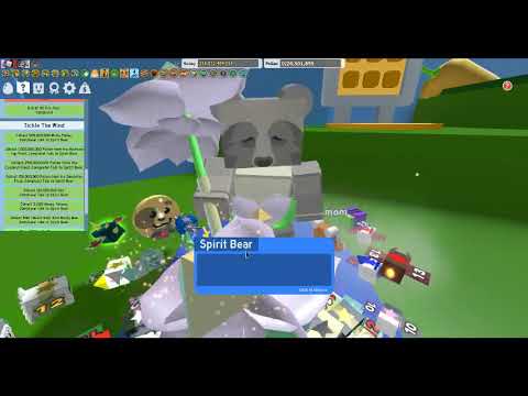 finally completing spirit bear quest 20 (bee swarm simulator)