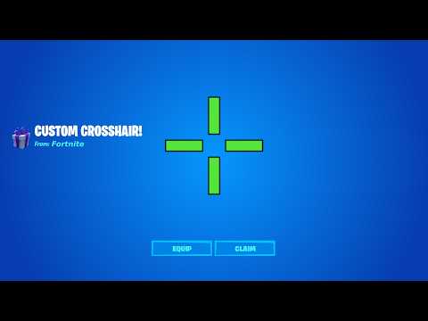 How To Get A Custom Crosshair In Fortnite (PC & Console)