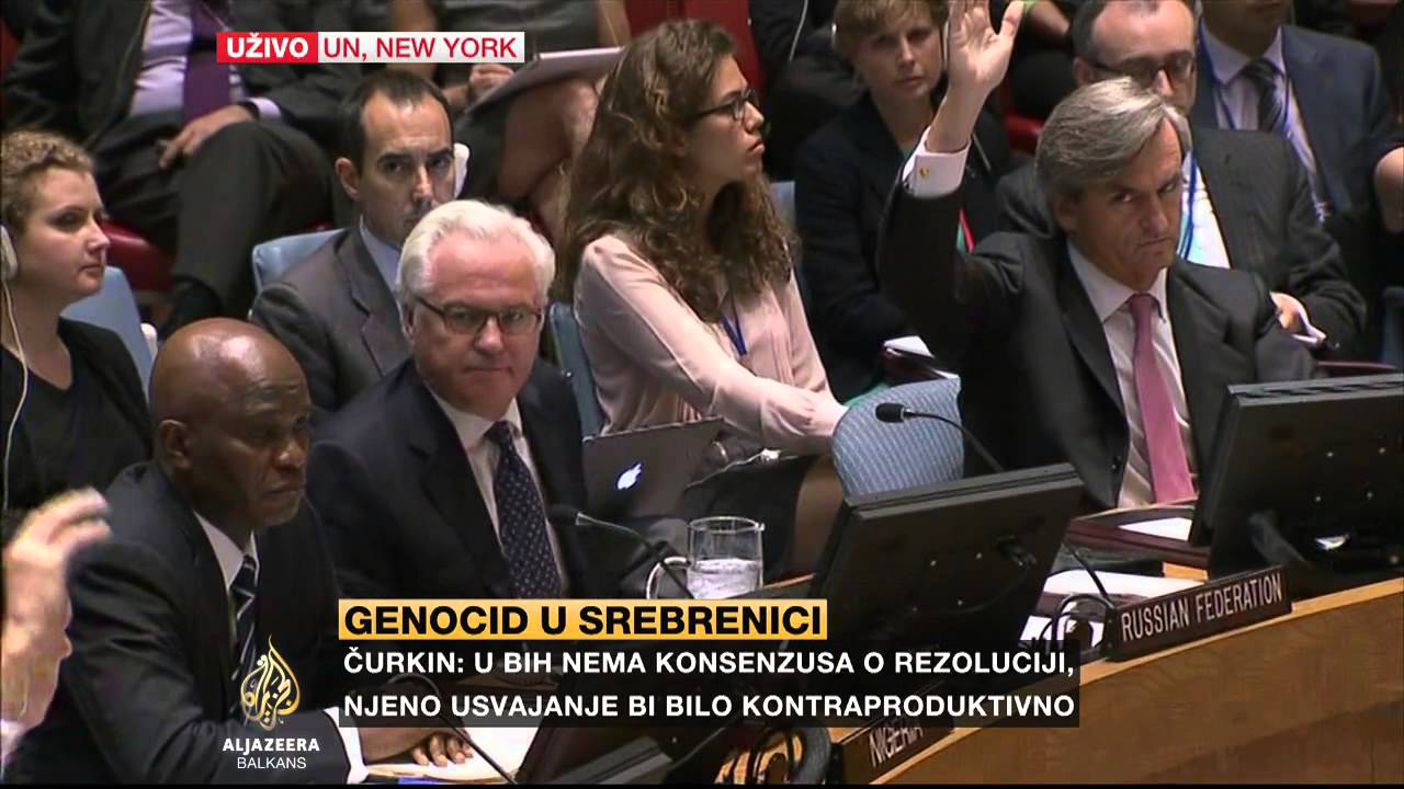 Glasanje za rezoluciju o Srebrenici u UN-u