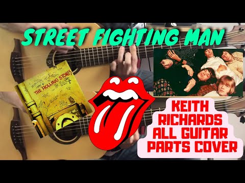 The Rolling Stones - Street Fighting Man (Beggars Banquet) Keith Richards All Guitar Parts Cover