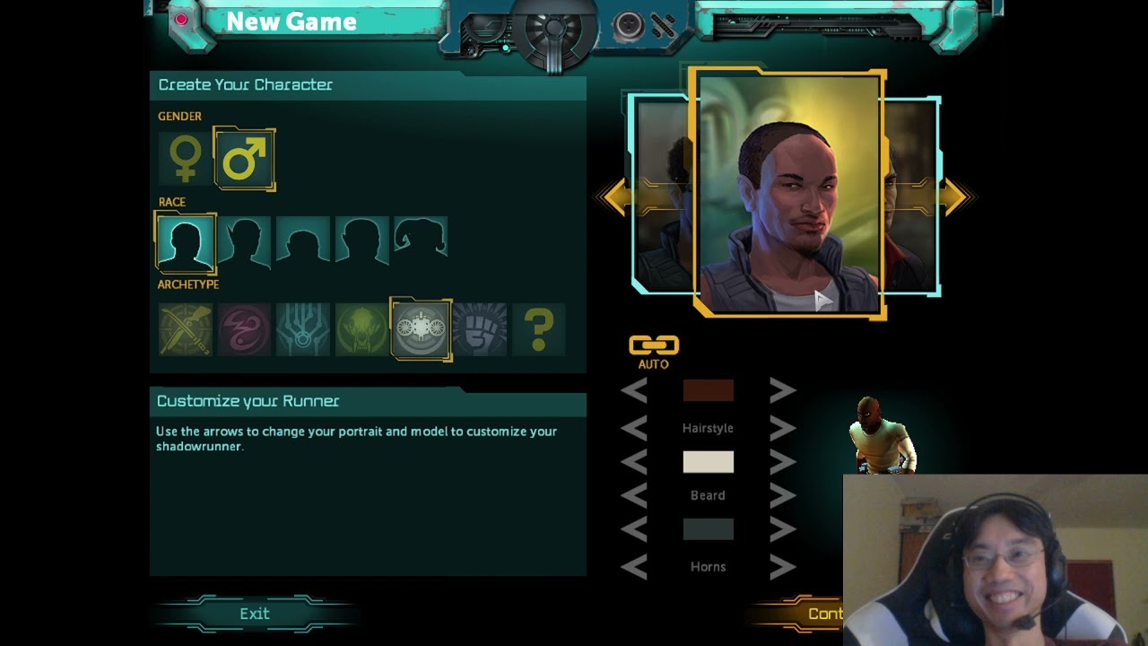 Shadowrun Returns playthrough #1: Character Creation