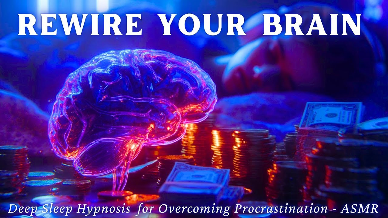 Deep Sleep ASMR Hypnosis for Overcoming Procrastination Patterns | Rewire Your Mind Tonight - NLP