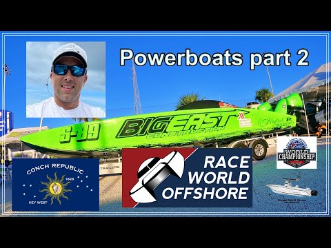 Powerboats Race World Offshore - Day before race - Docks, parking, practicing FULL VERSION!!