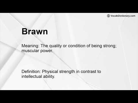 Brawn Meaning