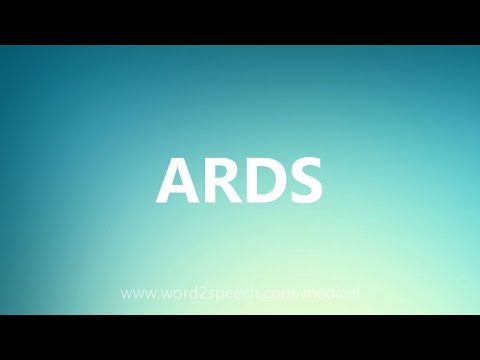 ARDS - Medical Meaning