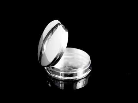 PB-099 Sterling Silver Engravable Tablet Pill Box Case Holder Medicine Container