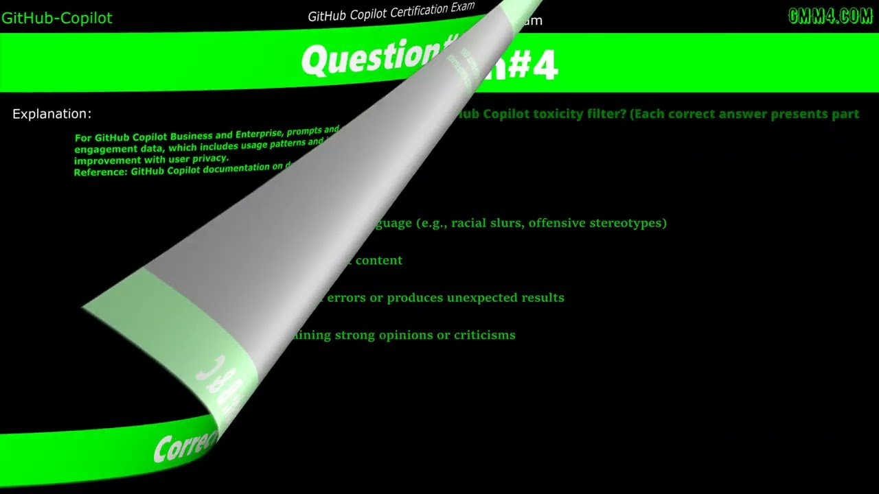 GitHub Copilot Certification💯Real Exam Questions 2025✅(Updated Dumps) Part#1 Q1-10