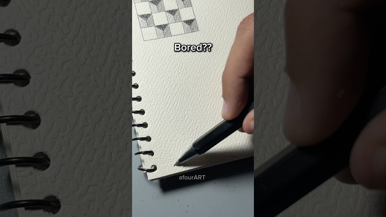 Simple things to draw when bored 🤓(#shorts )