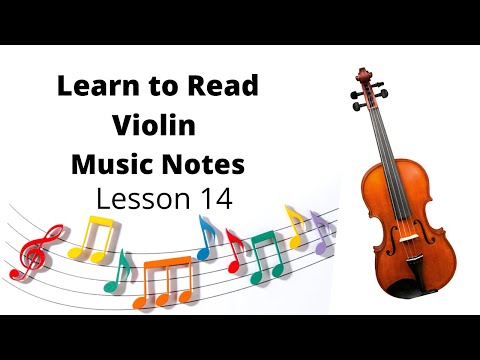 Learn to Read Violin Music Notes Lesson 14
