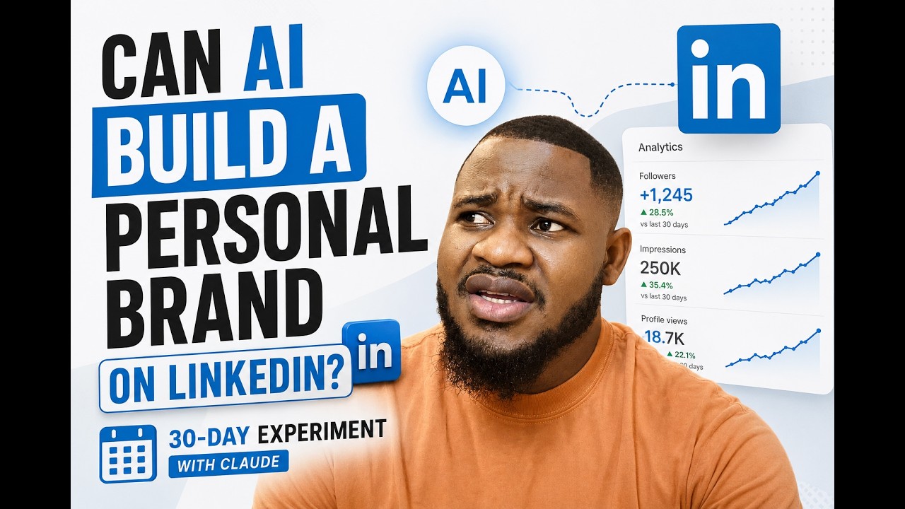 Can AI Build a Personal Brand on LinkedIn? (30-Day Experiment with Claude)