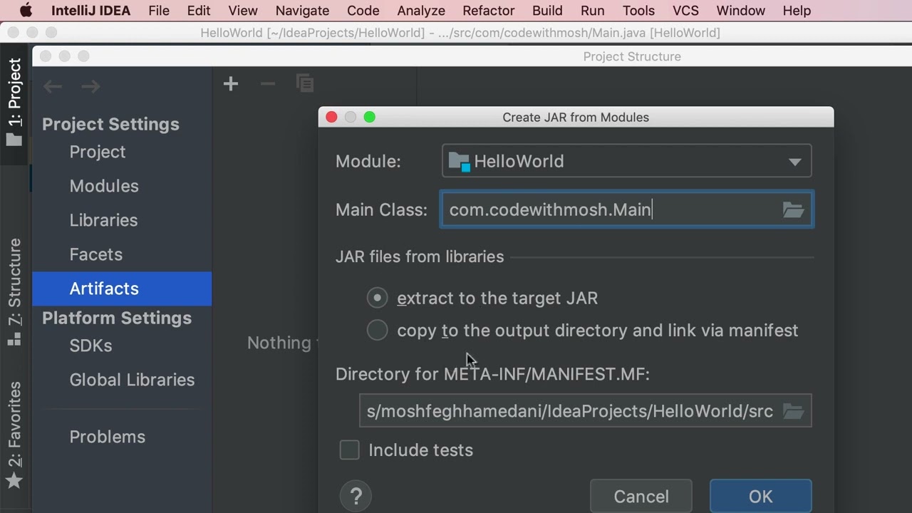 55  Packaging Java Application