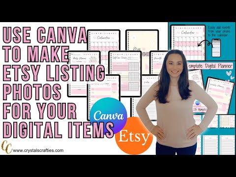 How to make Etsy Listing Photos for Digital Products