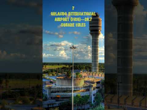 The 10 Largest Airports in the World by Size#travel #airport #facts
