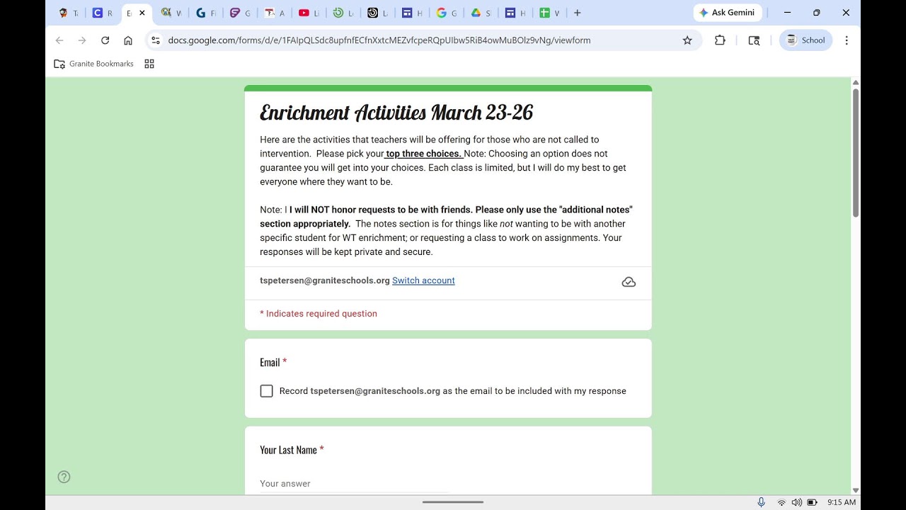 Math 7 Honors: Volume Practice!