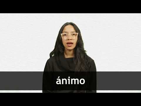 English Translation of “ÁNIMO” | Collins Spanish-English Dictionary