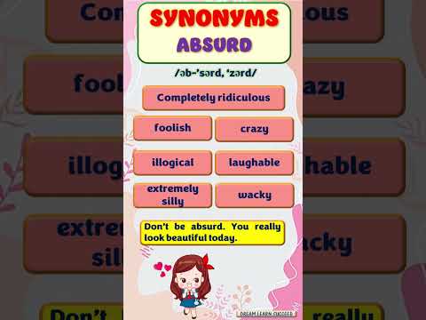 Synonyms I ABSURD #shortsvideo #youtubeshorts #shorts #short