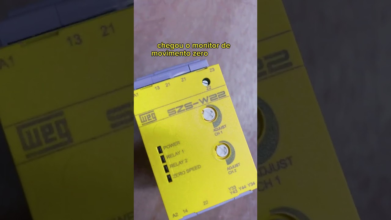 Monitor de Velocidade Zero WEG #nr12