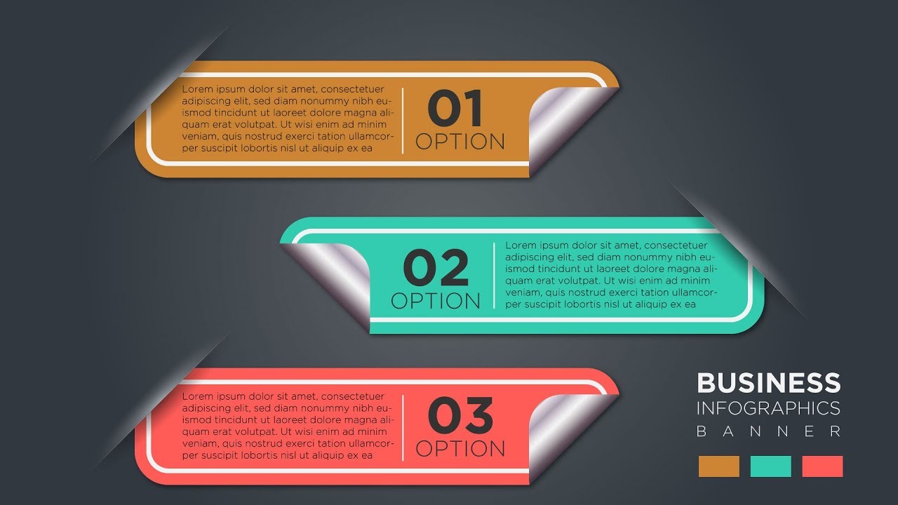Business Infographics Banners Illustrator Tutorial