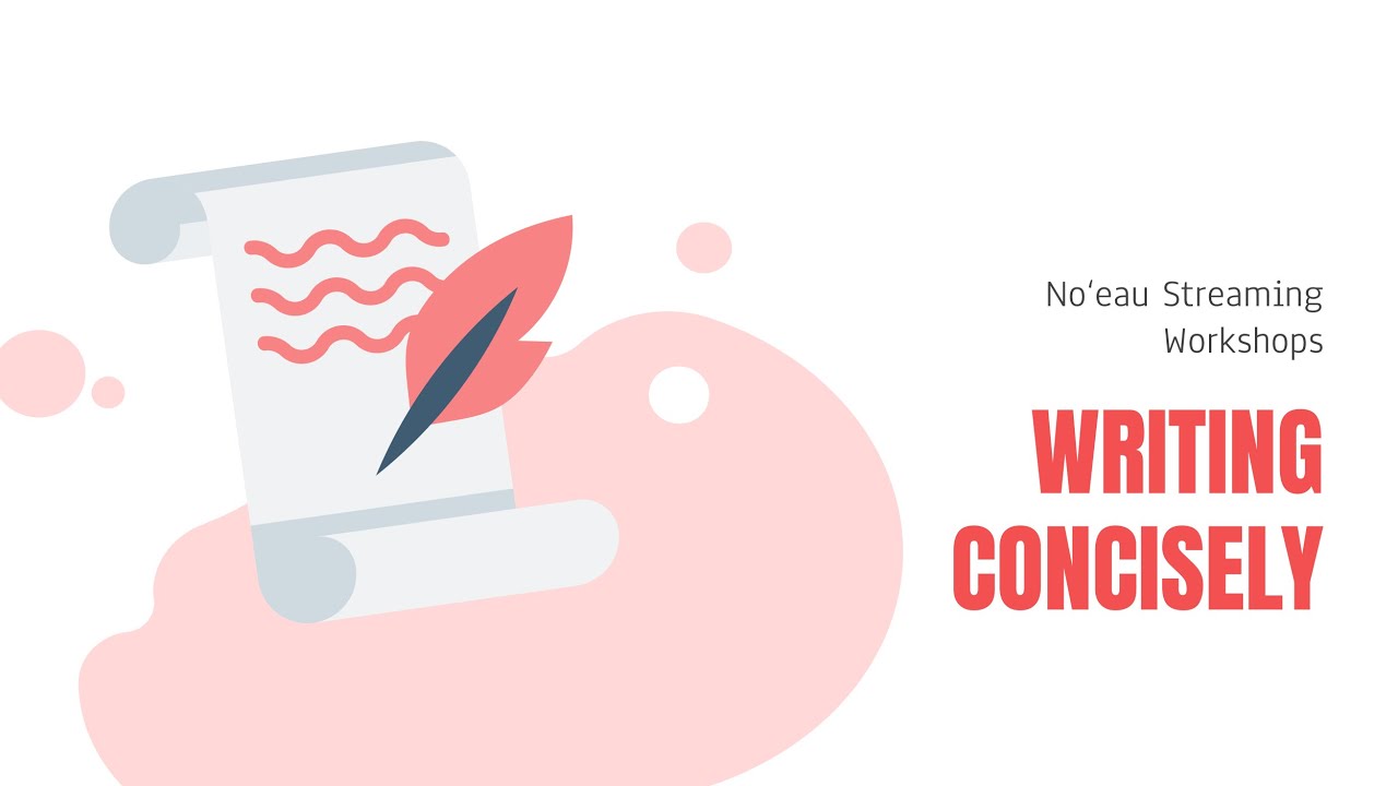 Writing Concisely Workshop
