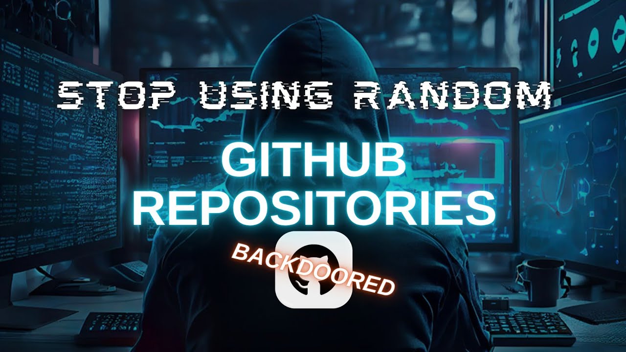Stop running random GitHub repositories. #webdragon63