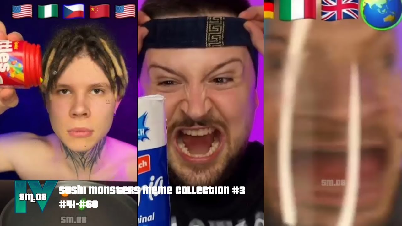 Sushi Monsters Meme Compilation #3 #41-#60