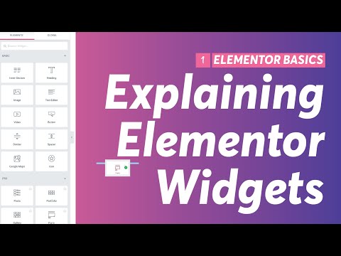 Learn What are Elementor Widgets for Beginners Tutorial - Mind Luster