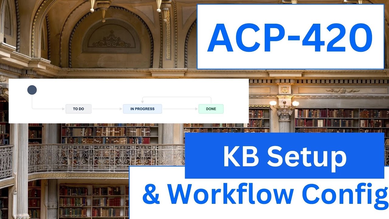 Knowledge Base & Workflow Config | ACP-420 Atlassian Certification Study Session #8