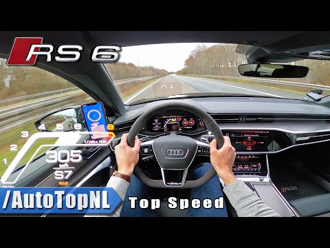 Audi RS 6 Avant Hits Top Speed on the Autobahn - RS6 Goes 190 MPH