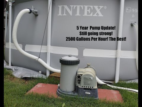The Best Filter Pump for an Above Ground Pool to Save Money with serious 2500 gph pumping power!