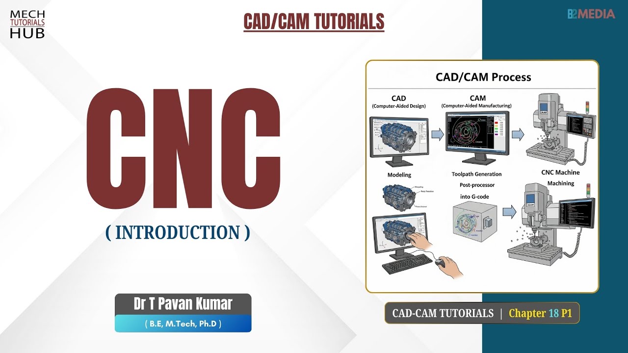 Introduction of CNC (Computer Numerical Control) | CAD CAM Tutorials | Chapter 18 Part 01