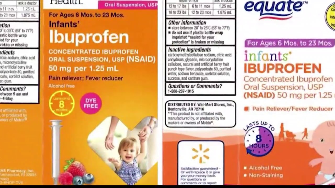 Recall expanded for infant Ibuprofen