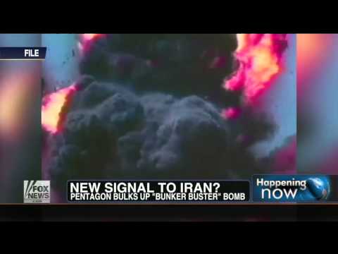 World War 3 : Pentagon unveils 30,000-pound M.O.P. Bunker Buster Bomb against Iran (May 03, 2013)