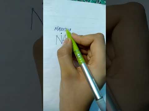 ✨Manisha Name Logo✨ #shorts #trending #logo #art