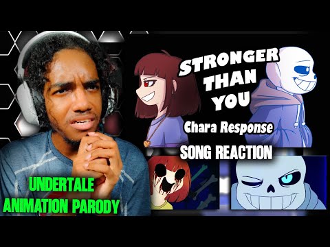 STRONGER THAN YOU UNDERTALE ANIMATION - CHARA RESPONSE REACTION